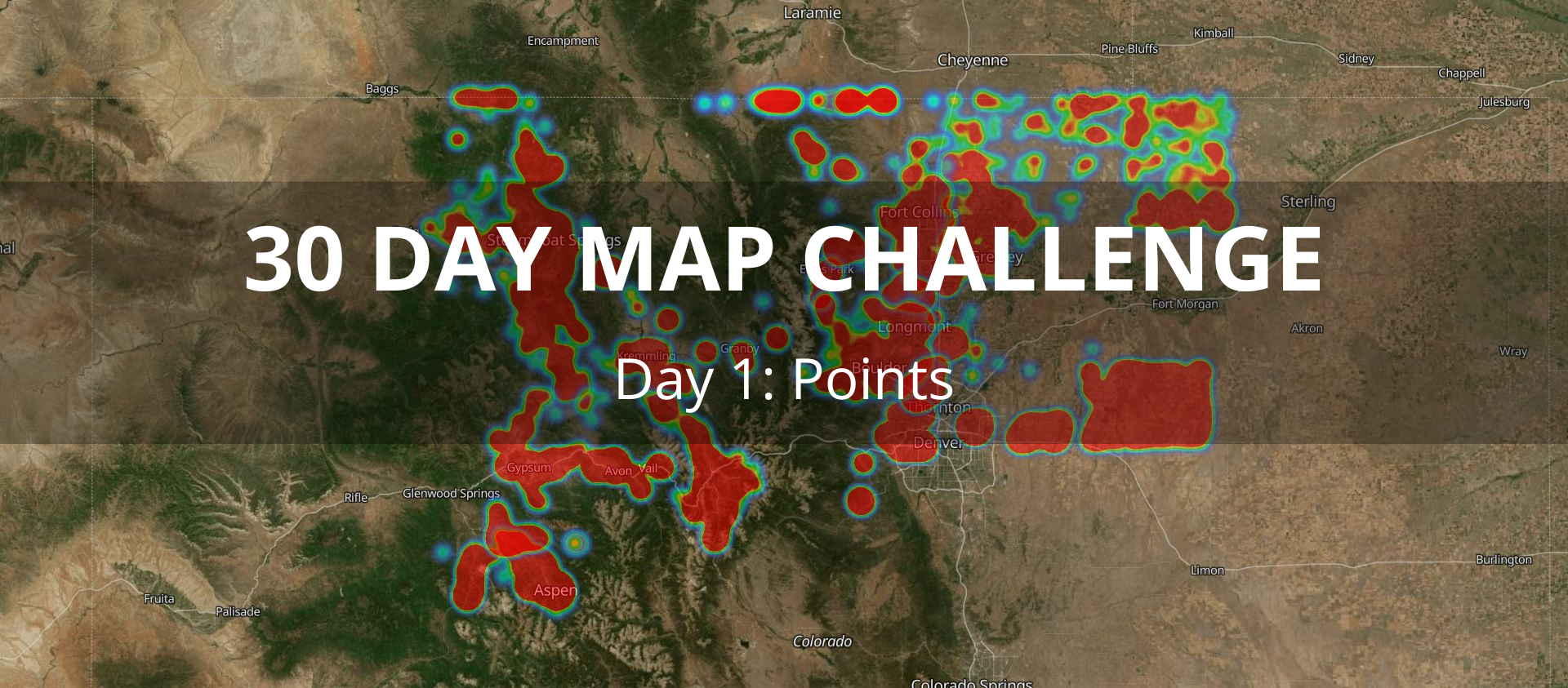 #30daymapchallenge Day 1: Points